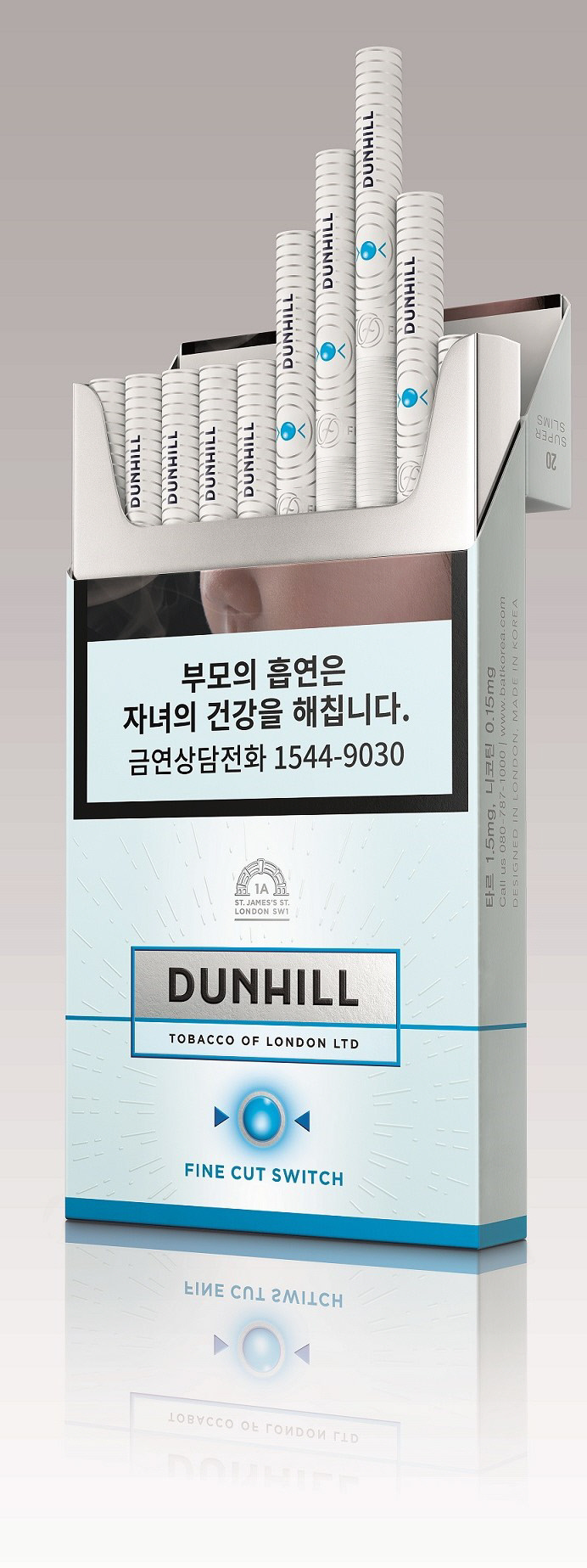 BAT 코리아, 담배 던힐 파인컷 스위치(Dunhill Fine Cut Switch) 출시