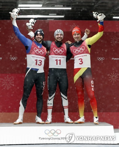 Pyeongchang Olympics Luge
