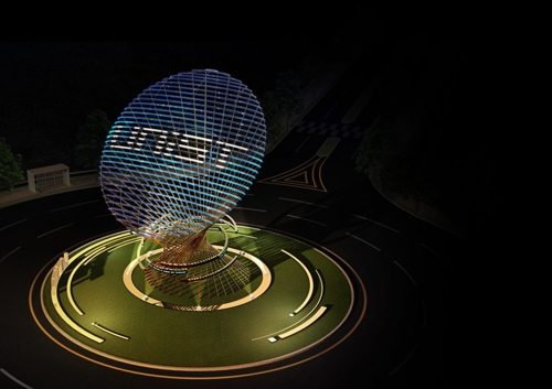 UNIST 상징 조형물 '미래를 마주하는 얼굴' 세운다