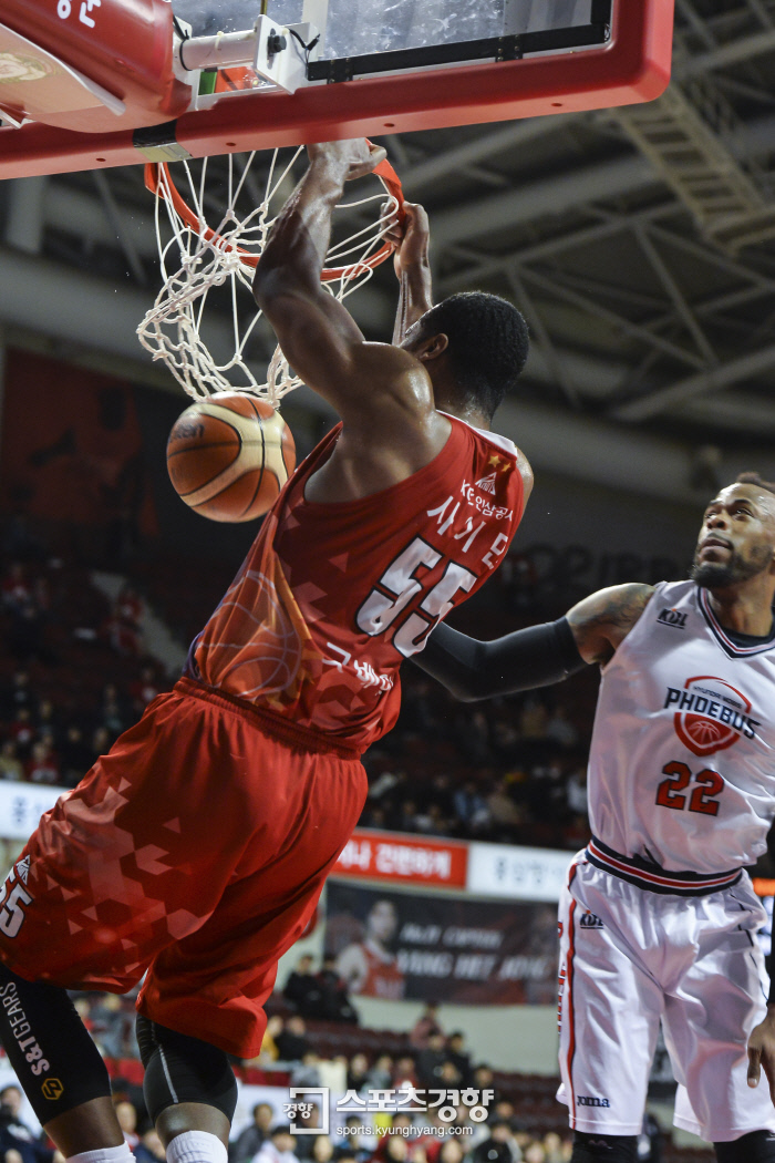 '사이먼 37점 맹폭' KGC, 6강 PO서 현대모비스에 2승째 수확