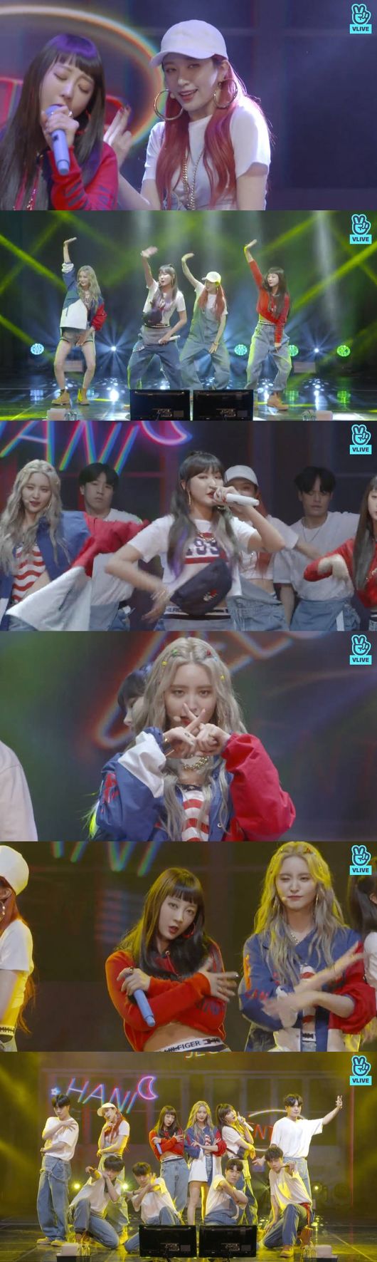 [V라이브 종합] "90년대 얼짱 스타일"..EXID, '내일해' 일등 해보자