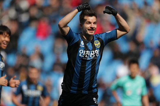 '몬테네그로 특급' 무고사, K리그1 5R MVP 선정