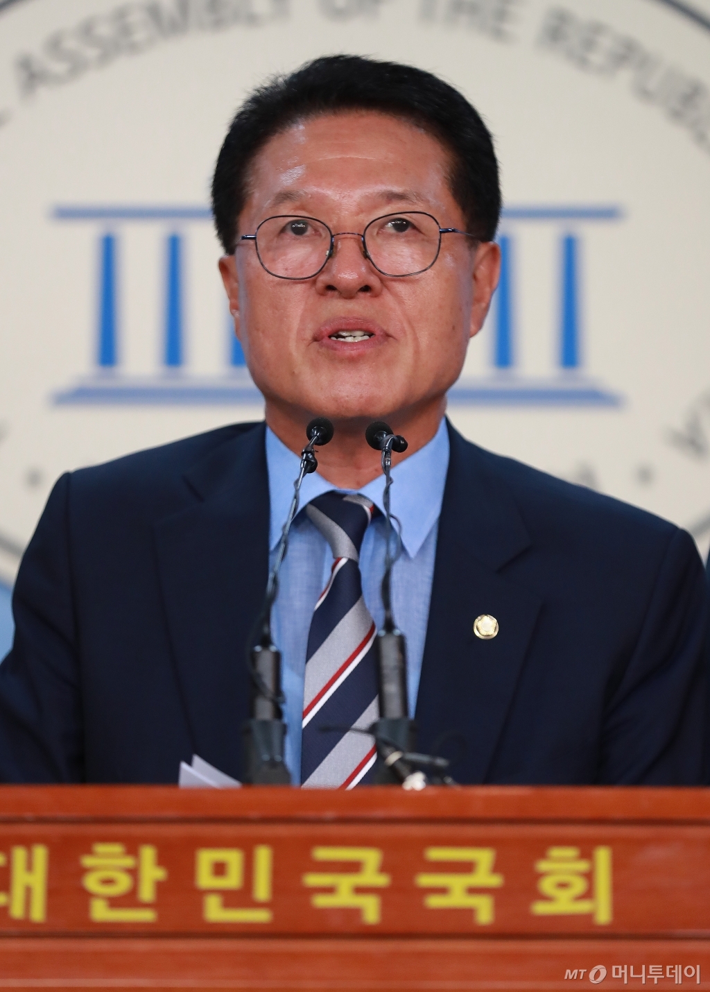 [사진]정운천, 바른미래당 대표 출마 선언