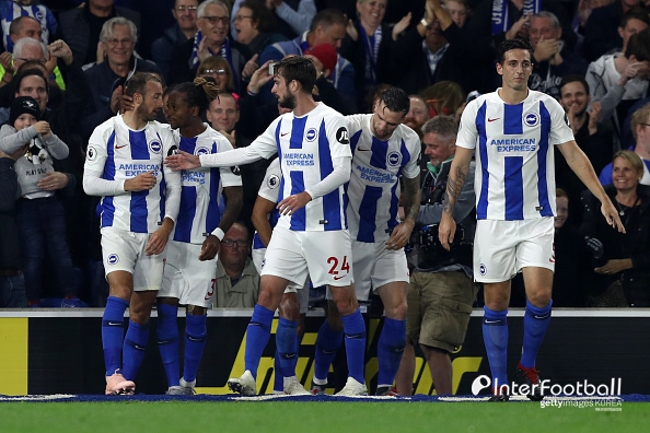 [EPL 리뷰] '머리 결승골' 브라이튼, 웨스트햄 1-0 제압..5G 무승 탈출