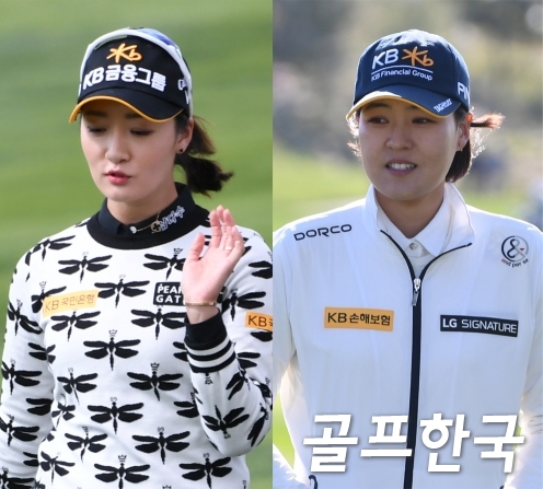 '64타' 오지현, 2R 선두권 도약..전인지도 상승 [KLPGA KB금융 스타챔피언십]
