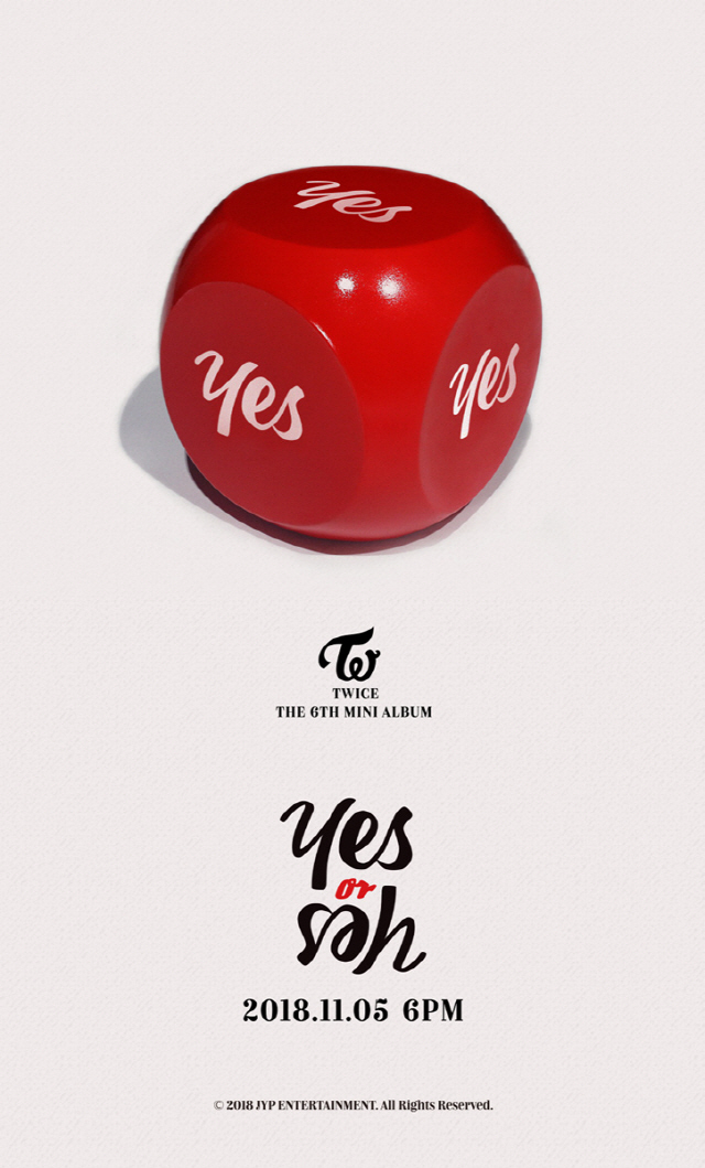 트와이스, 11월 5일 미니 6집 'YES or YES' 발매 '10번째 히트 예감'