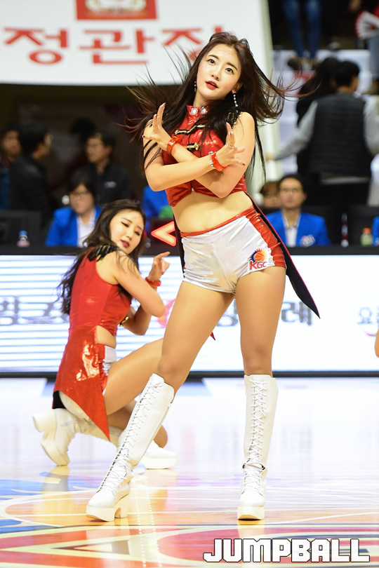 [JB포토] KGC인삼공사 치어리더 'KGC인삼공사 응원부탁해요'