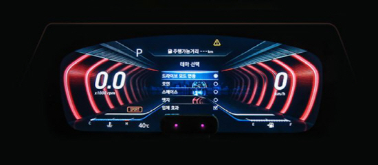 LGD, 3D 계기판 세계 첫 양산..현대차 타고 1위 굳힌다