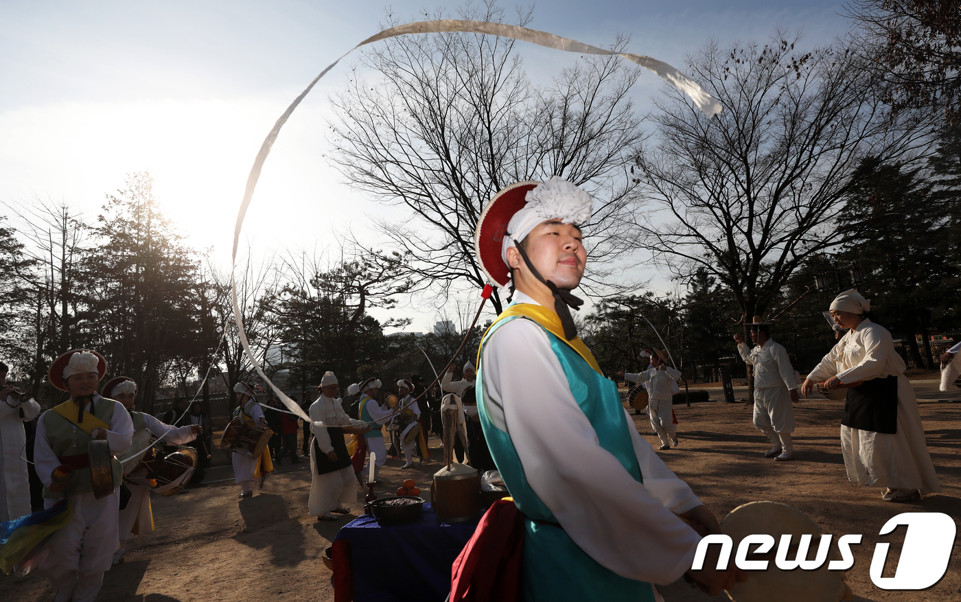 동지고사 지신밟기