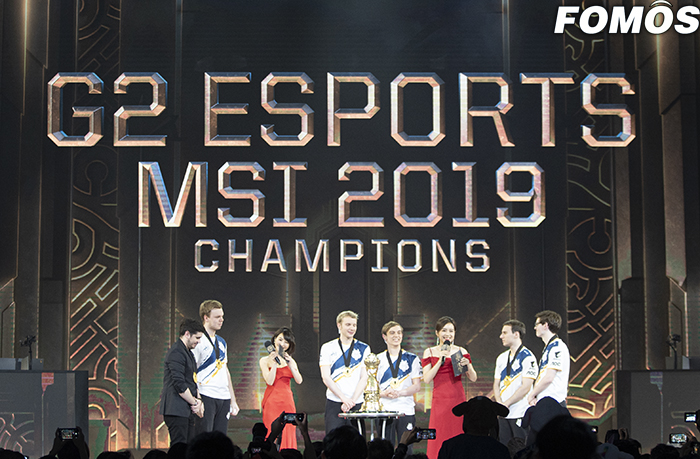 [포토] MSI 우승 인터뷰하는 G2 e스포츠