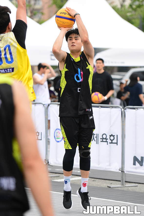 [JB포토] 2019 KXO 3라운드겸 홍천투어, 2점슛 시도하는 DSB 김훈