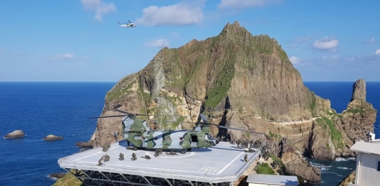 A Sudden Dokdo Defense Exercise with an Aegis Destroyer and Special Forces