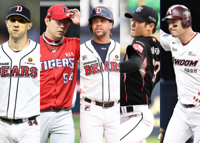 '린드블럼·배제성·양현종·페르난데스·박병호' KBO, 8월 MVP 후보 확정