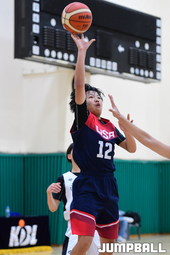 [JB포토] '2019 KBL 스쿨리그' 해연중 서기정 '감각적인 슛이다'