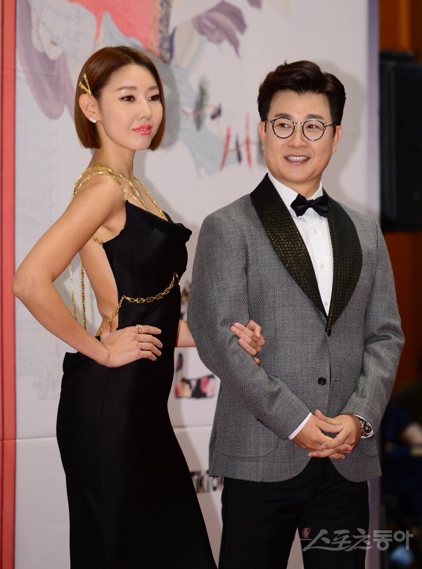 한혜진-김성주 'MBC 연기대상의 2MC' [포토]