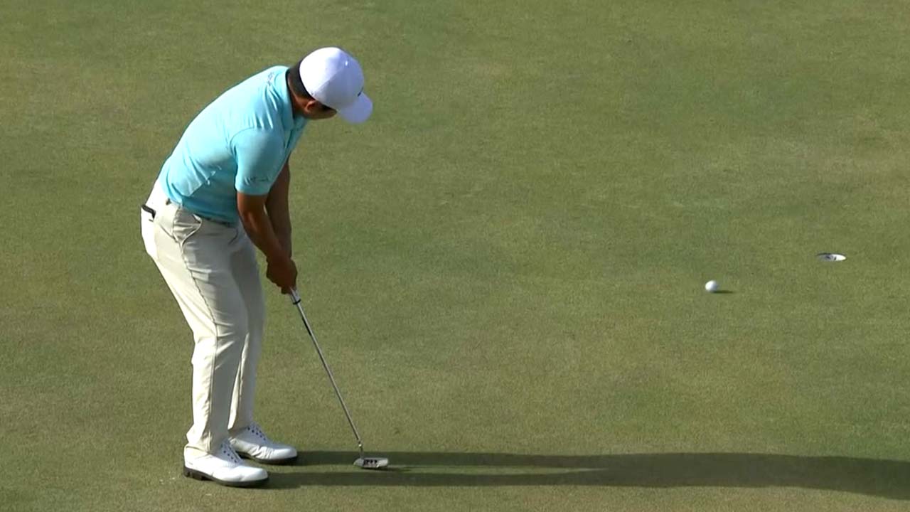 '19m 환상 버디' 강성훈, PGA아널드 파머 2R 공동 선두