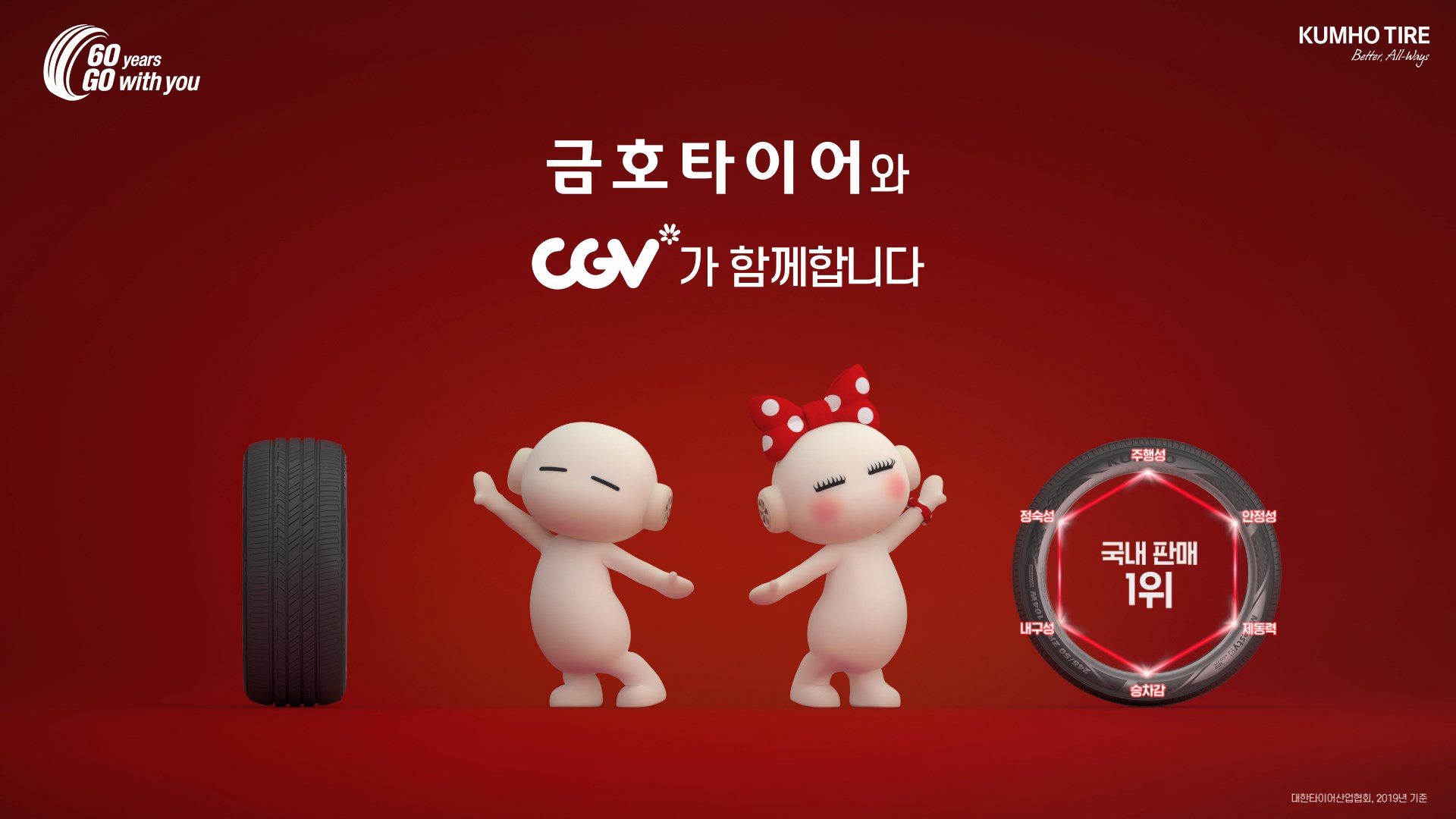 또로 로로 캐릭터 품고 있는 금호타이어 Cgv 신규 비상대피 영상 선보여