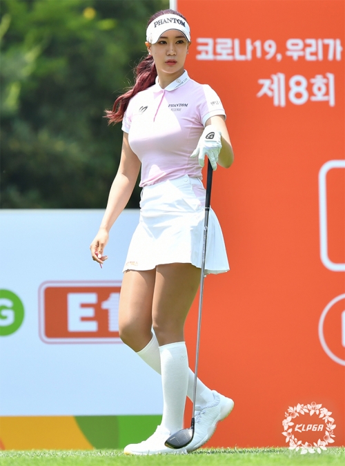 흔들린 샷으로 아쉬움 남긴 유현주 프로 [KLPGA E1채리티오픈]