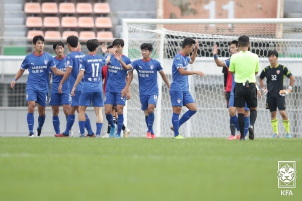 [협회장배 리뷰] 수원 산하 매탄고, YGFC에 2-0 승리..고등부 협회장배 우승!
