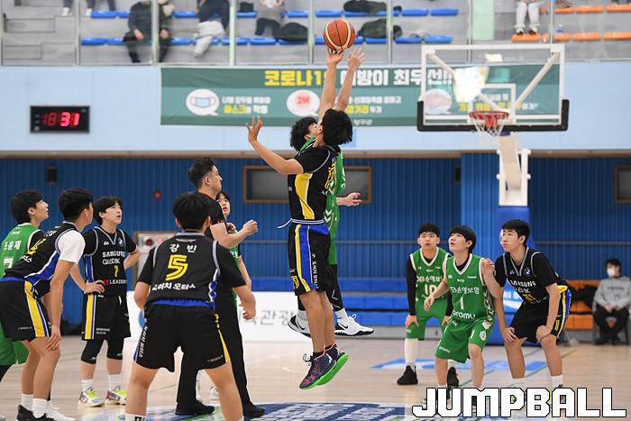 [JB화보] 2020-2021 KBL 유소년클럽 농구대회 IN 양구, U15 삼성과 DB의 경기 화보