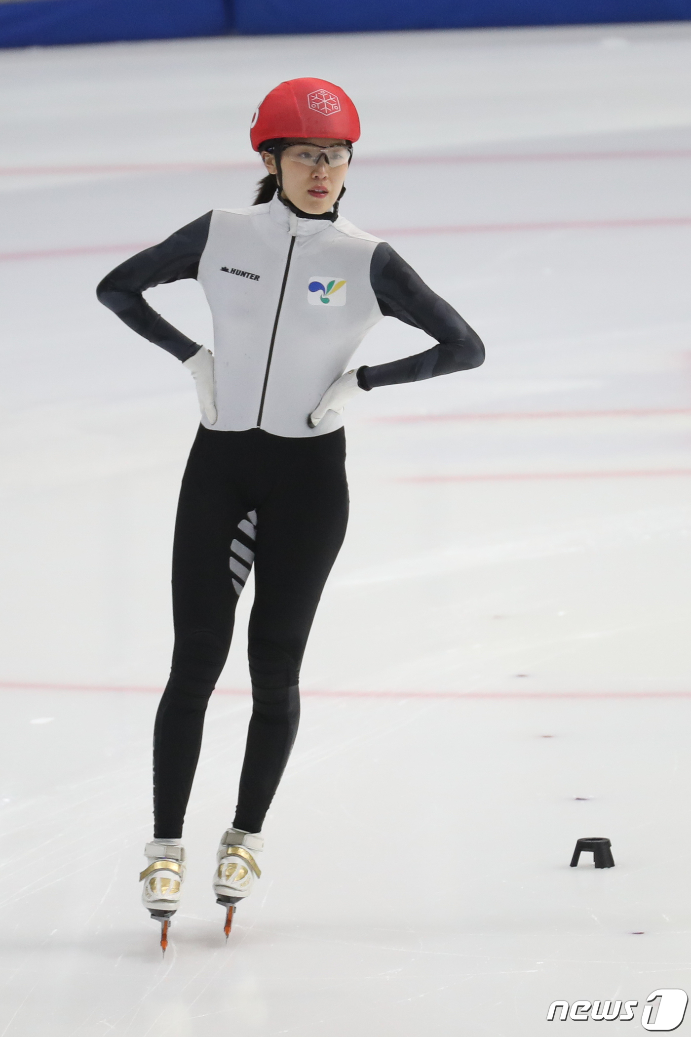 김아랑 '아쉽네'