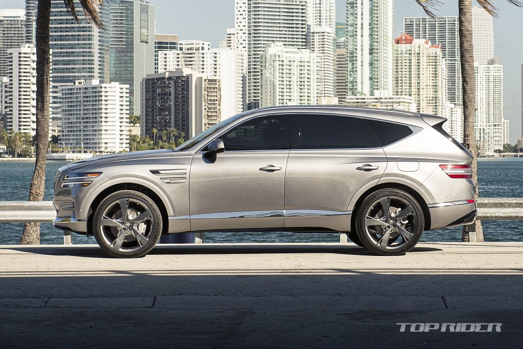 제네시스 GV80 6인승 나온다, 다기능 암레스트 추가 | 탑라이더