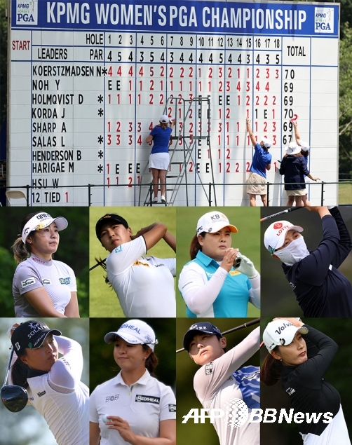 KPMG 위민스 PGA챔피언십 1R 성적은?..이정은6·전인지·최운정·박인비·김효주·고진영·김세영·박성현 [LPGA 메이저]