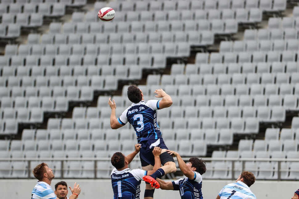 [Photo] S. Korean men's rugby sevens team makes Olympic debut in Tokyo