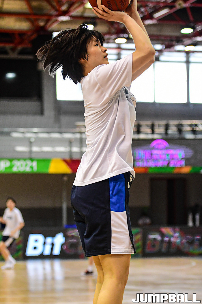 [JB포토] U19 여자농구대표팀, 변소정 '마무리는 점프슛'