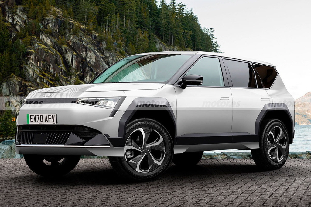 기아 EV7은 이런 모습? 쏘렌토급 7인승 SUV | 탑라이더