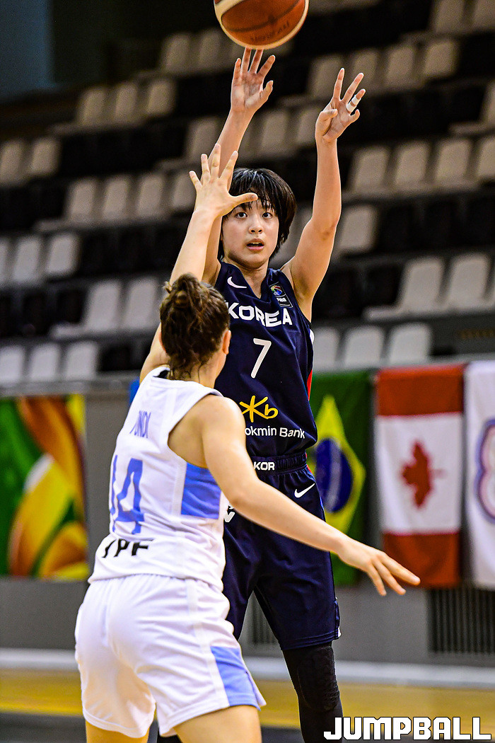 [JB포토] U19 여자농구월드컵, 박소희 '회심의 3점슛'