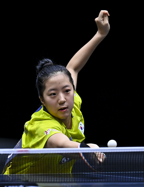 Shin Yu-bin wins silver at Asian Table Tennis Championship
