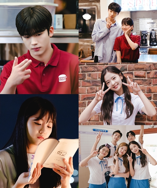 '학교 2021' 김요한·조이현·추영우·황보름별, 청춘력 만렙 촬영장 엿보기