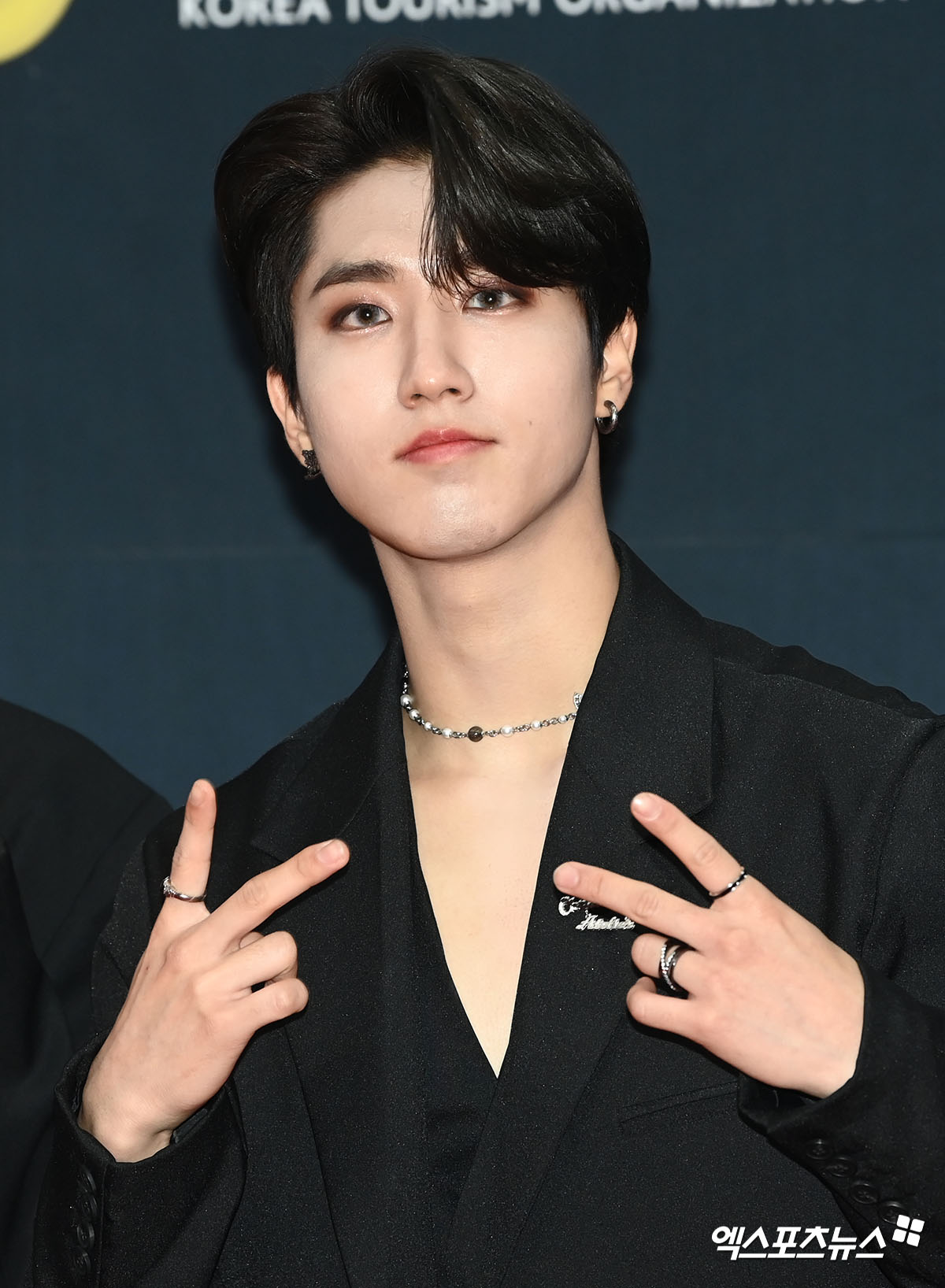 스트레이키즈 한 '야무지게 양손 브이'[엑's HD포토]