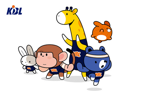 프로농구 KBL, 25주년 기념 캐릭터 'KBL 프렌즈' 공개