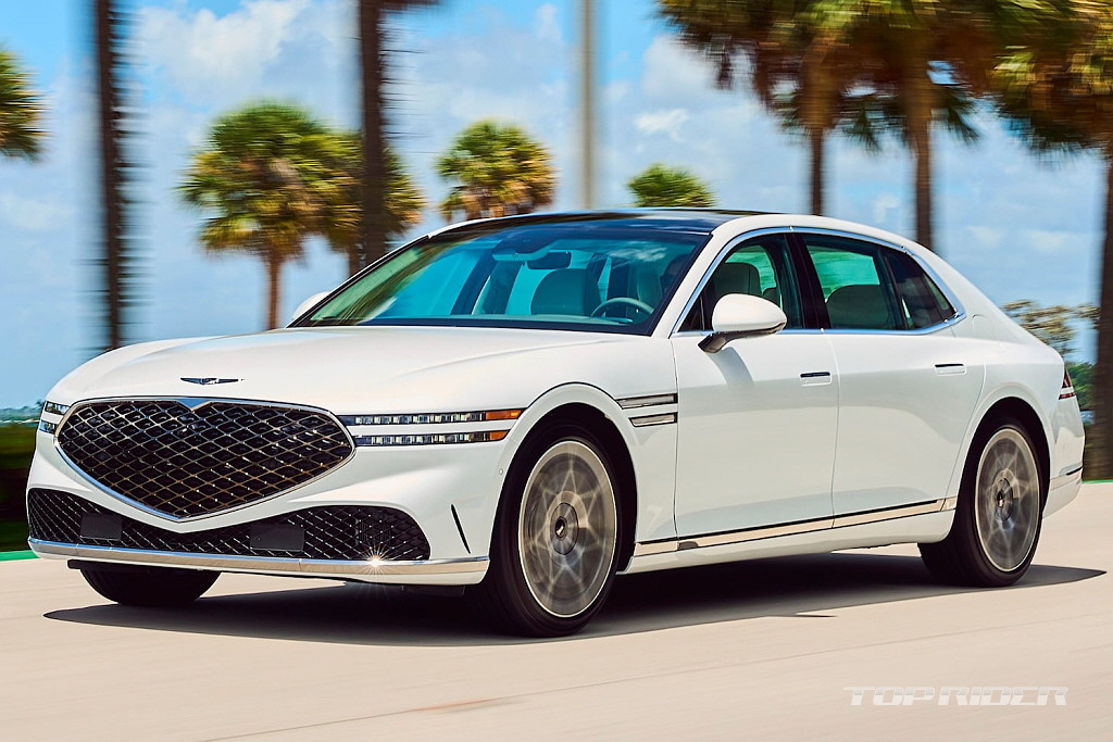 이렇게 고급스러웠나, 제네시스 G90 미국형 공개 | 탑라이더