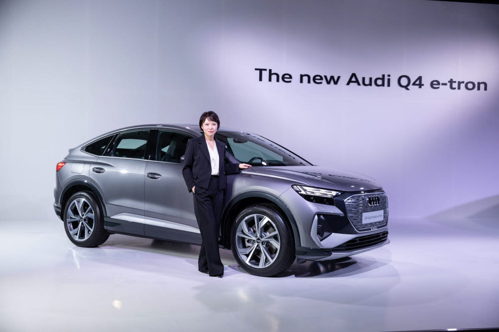 아우디코리아 "Q4 e-트론 7000대 계약..전기차 전환 가속"