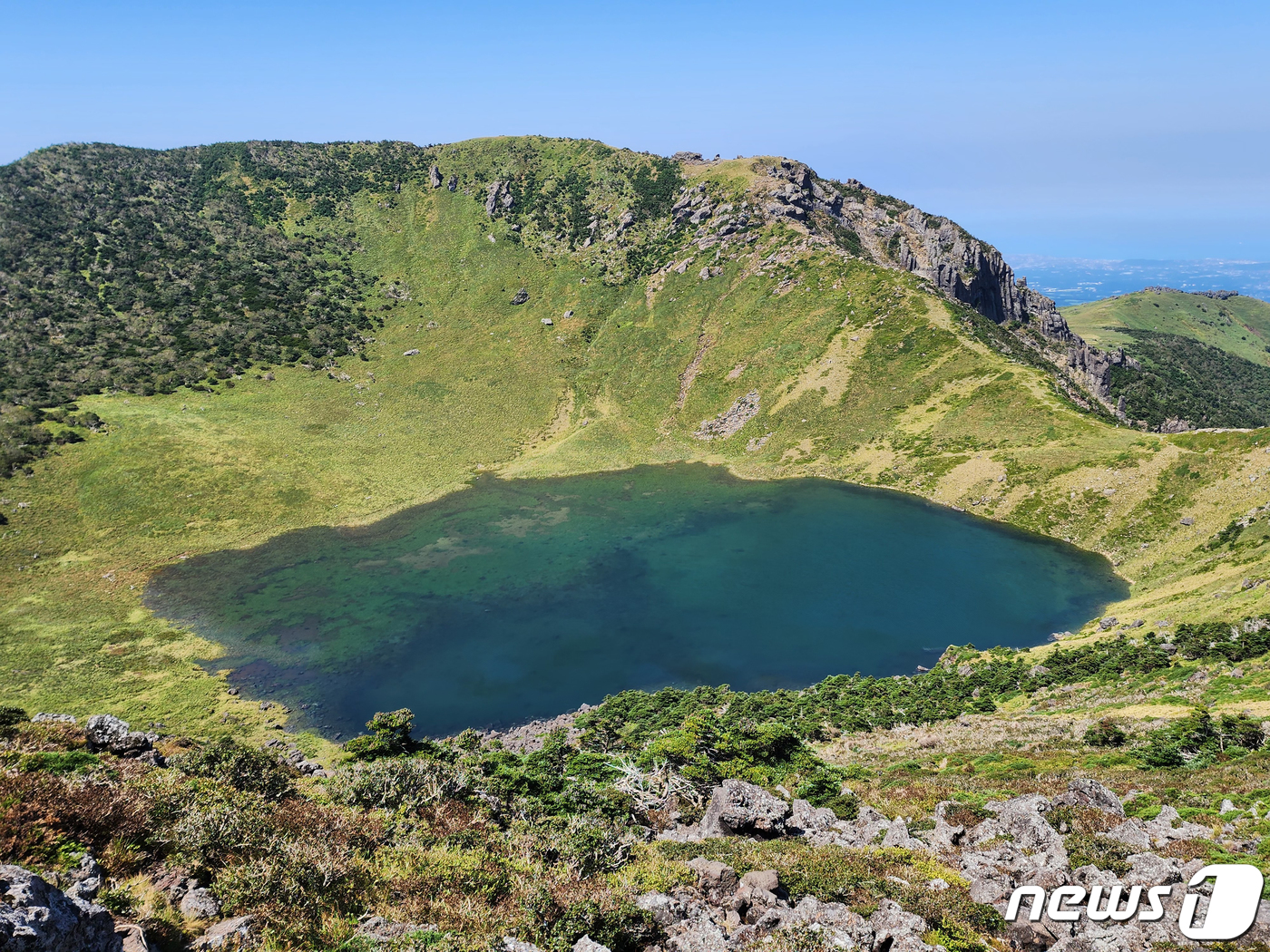 한라산 백록담 만수 절경