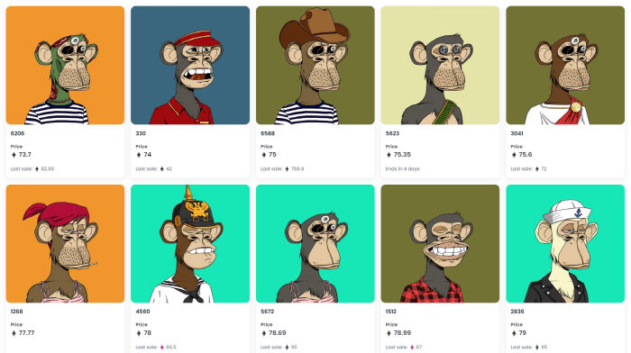 '원숭이' NFT 가격 하루만에 187% 폭등 왜?