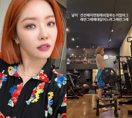 김새롬, 한 달 만에 4kg 빼더니 "선선해지면 원래 쇠질"