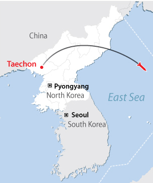 North's Sunday morning missile comes before joint South-U.S. naval ...