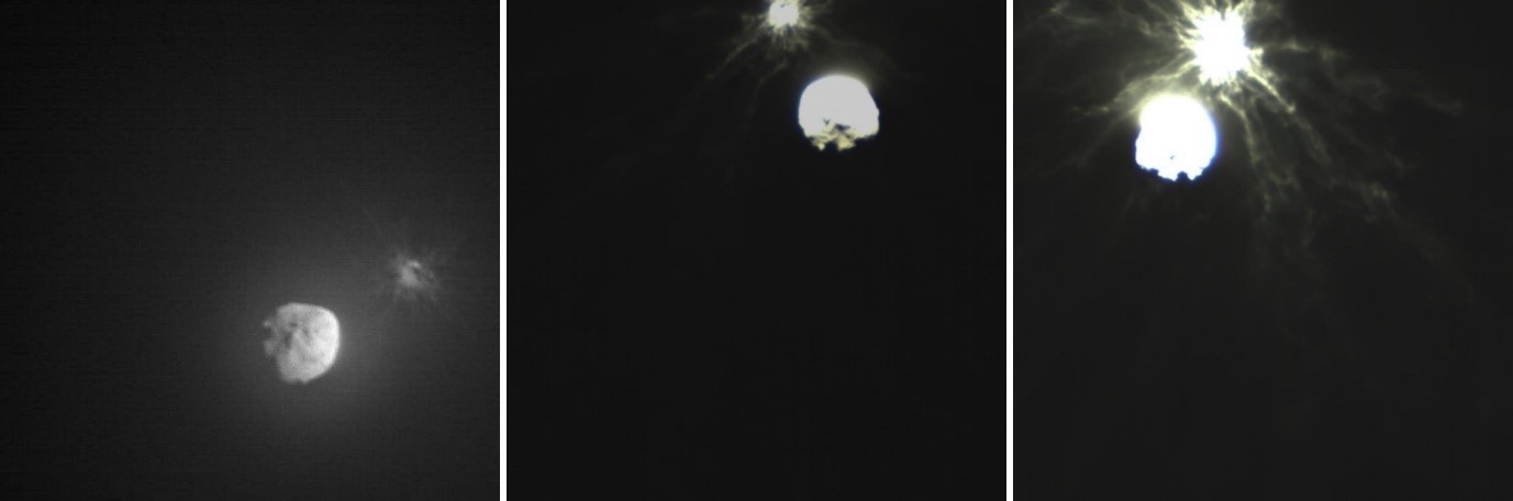 소행성에 정확히 명중한 다트 우주선…"폭발 현장은"