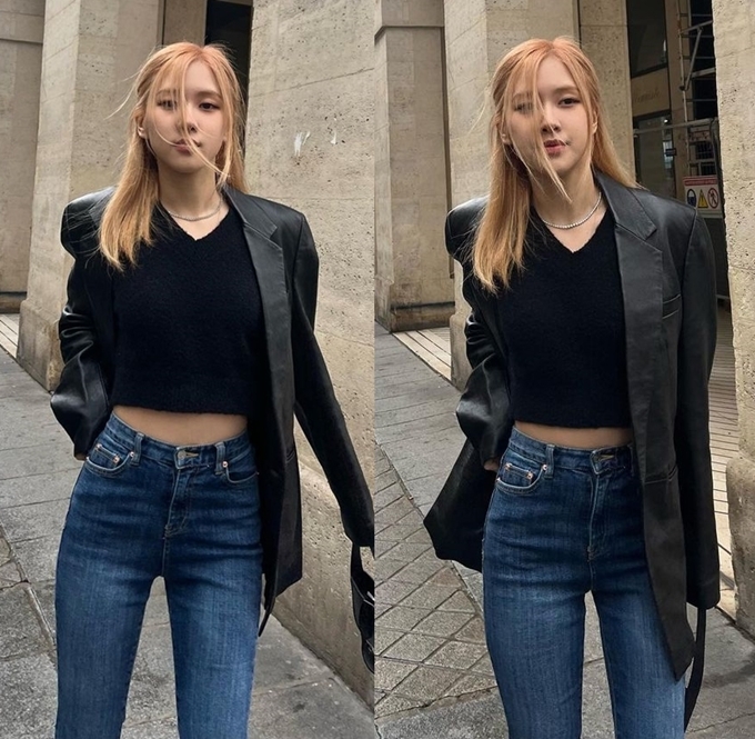 블랙핑크 로제 파리의 잇걸 파리지앵도 울고갈 시크한 프렌치룩 패션엔