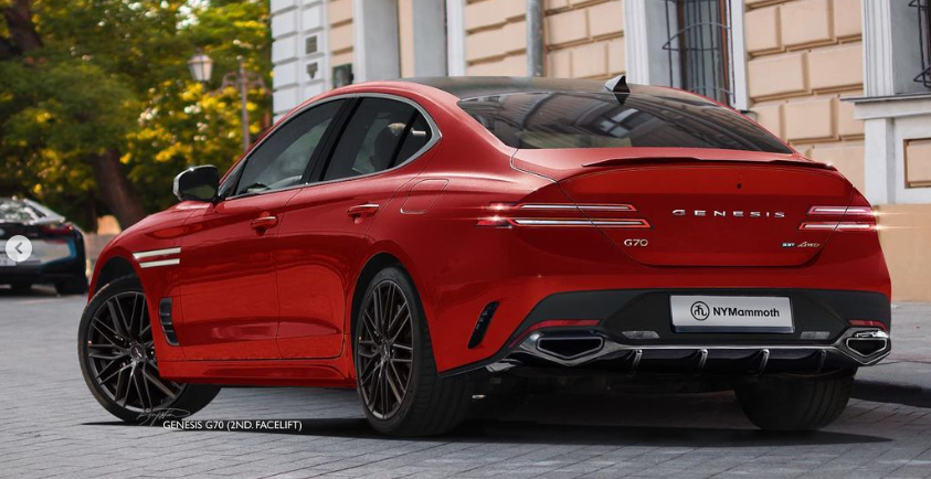 G70 새로운 F/L은 뒤태가 핵심..화려한 테일램프 | 더드라이브