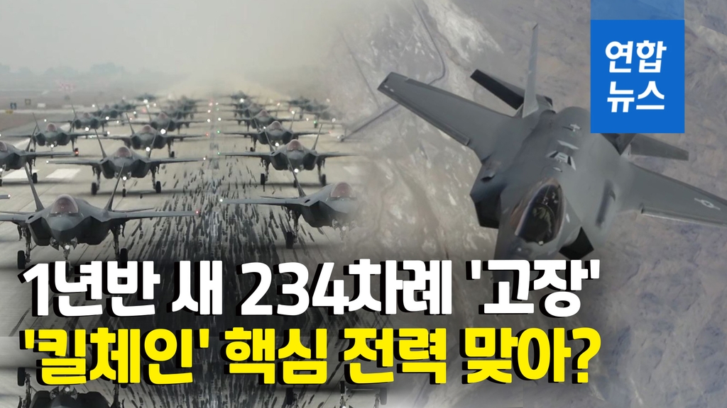 [영상] 최첨단 F-35A 1년반 사이 234차례 고장..노후 F-4E 기종의 '9배'