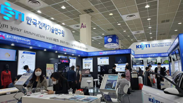 KETI, '한국전자전'서 유망 중소기업과 협력 R&D 기술 성과 공개