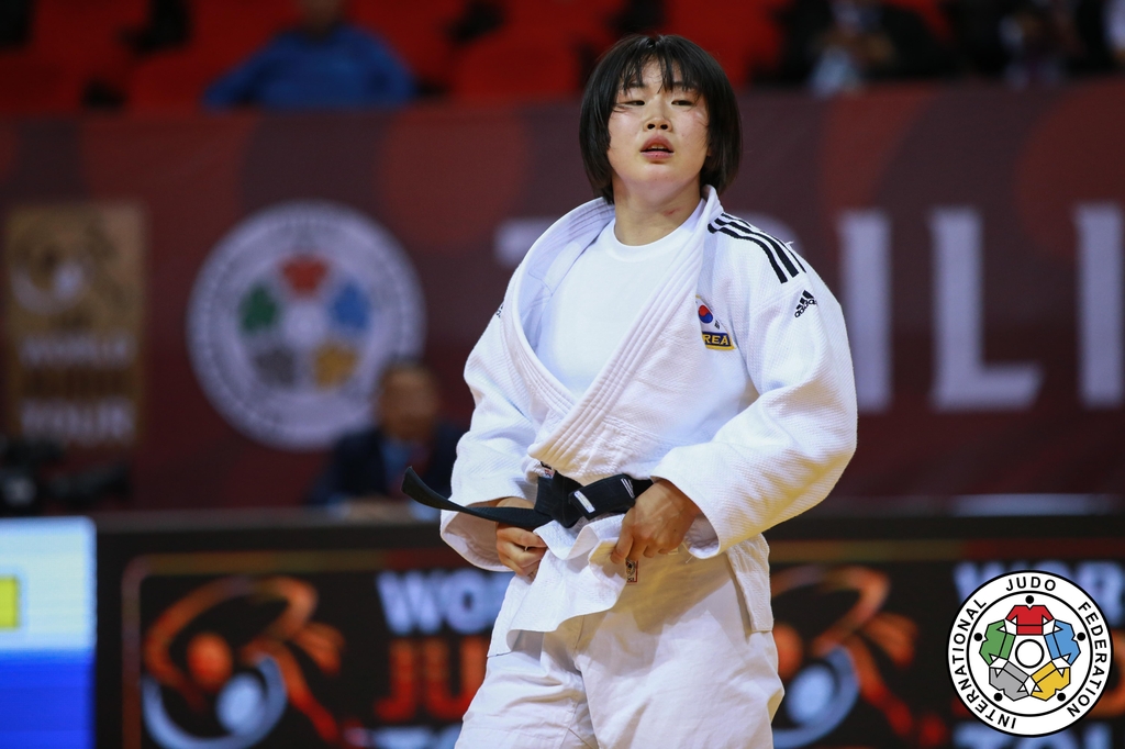 유도 기대주 허미미, 세계선수권 준결승 진출..메달 획득은 실패