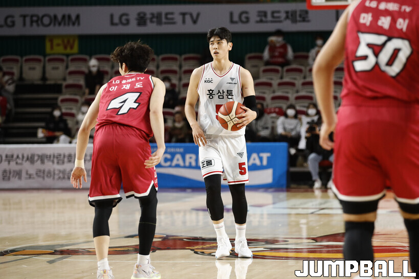‘뒷심은 나의 것’ KGC, 속공 앞세운 LG에 역전극
