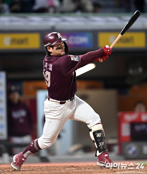 [KS]키움 임지열, 기선제입 투런포…SSG 바로 추격