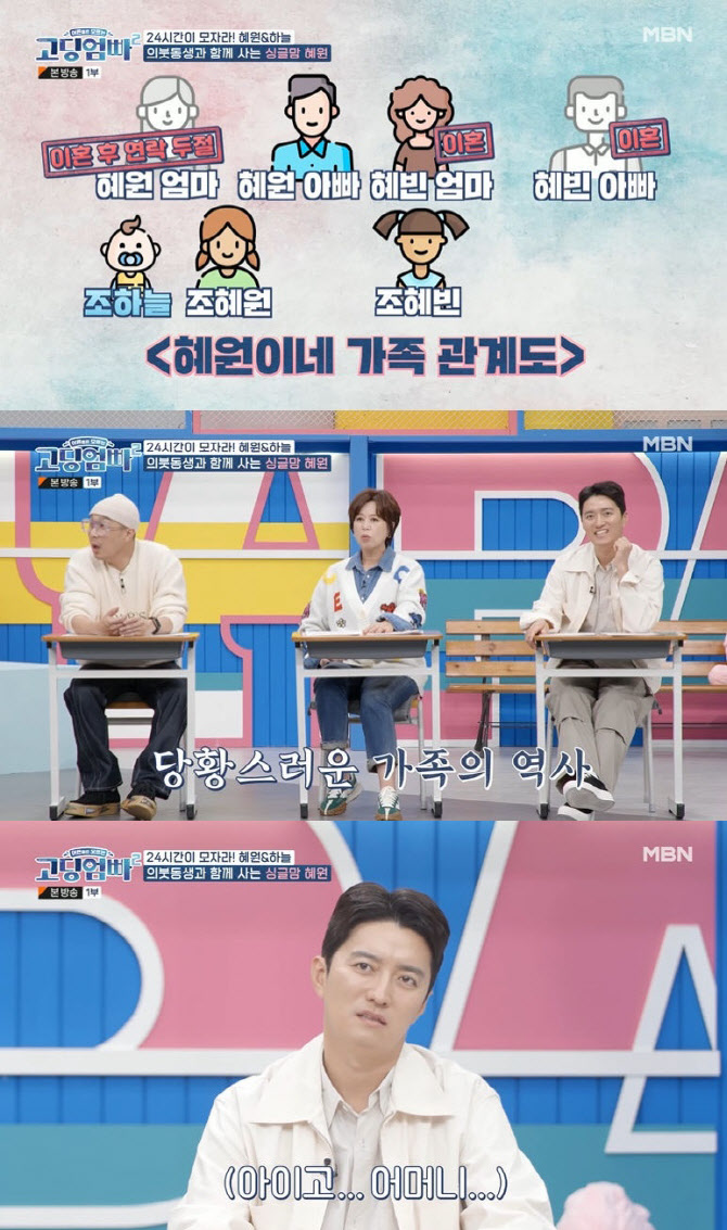 고딩엄빠2 4살 딸의붓동생 부양 새엄마 이혼 후 동생 안 데려가